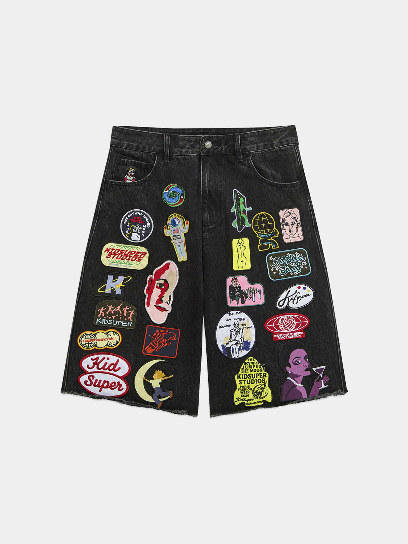 Шорты KidSuper PATCHES DENIM