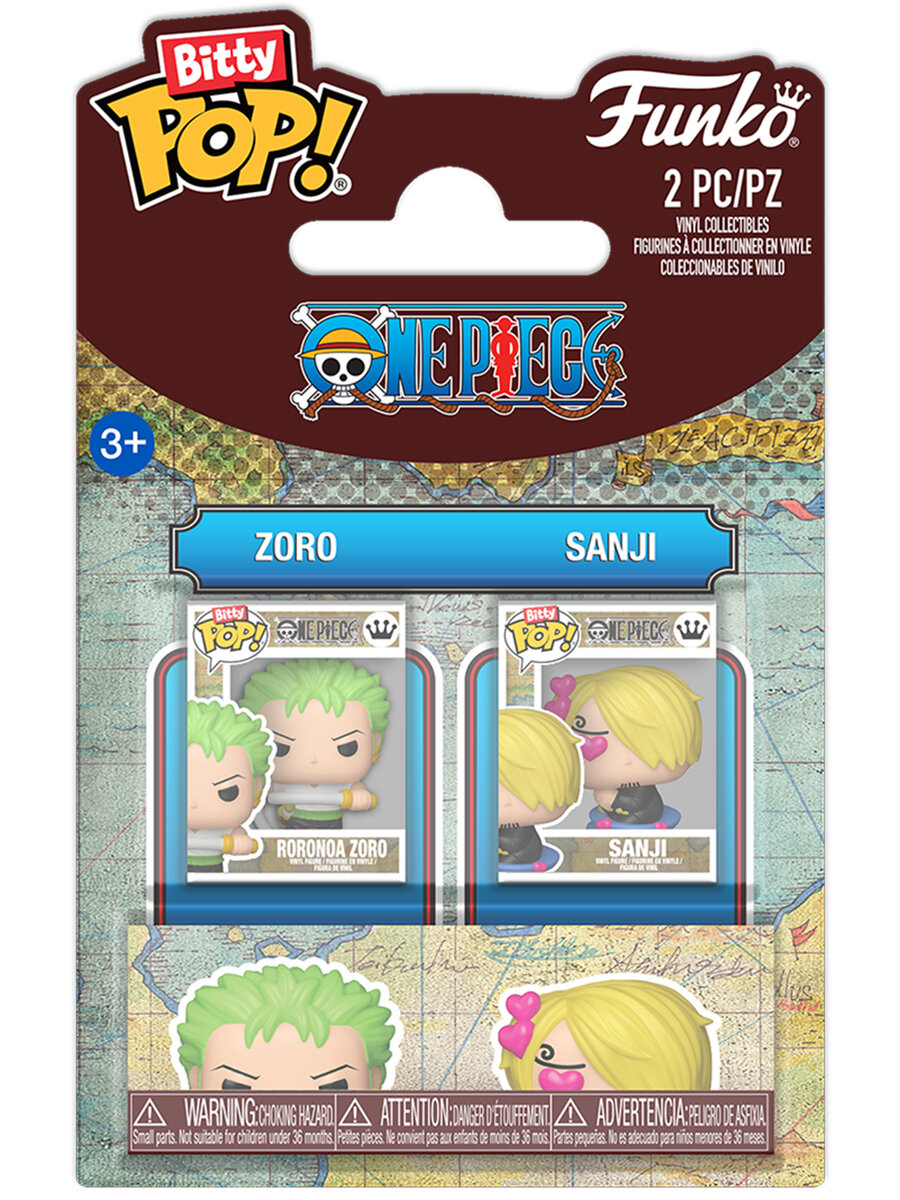 Набор Funko Bitty POP! One Piece Zoro & Sanji 2шт 94221