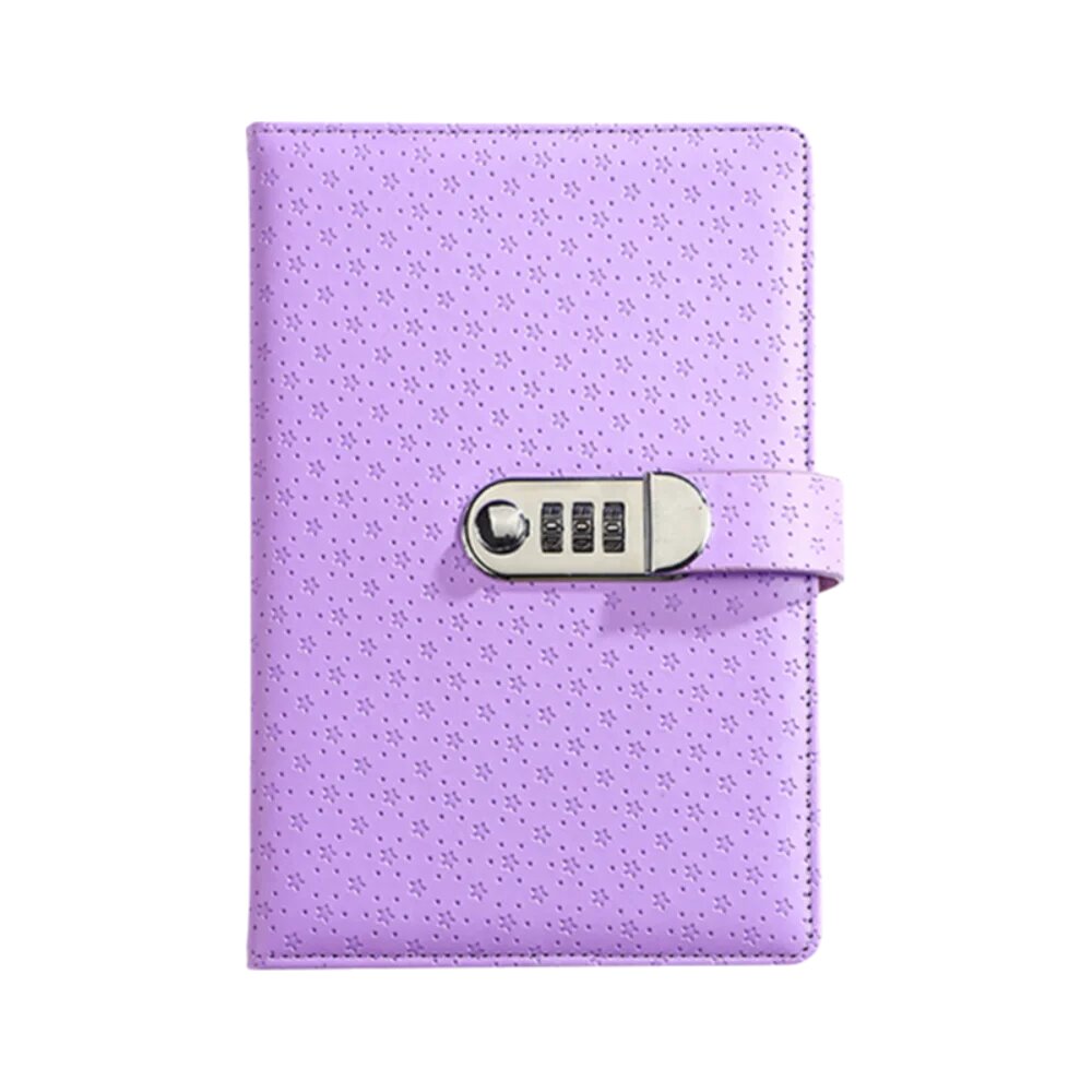 Блокнот с замком A5, Star Purple, 200 страниц