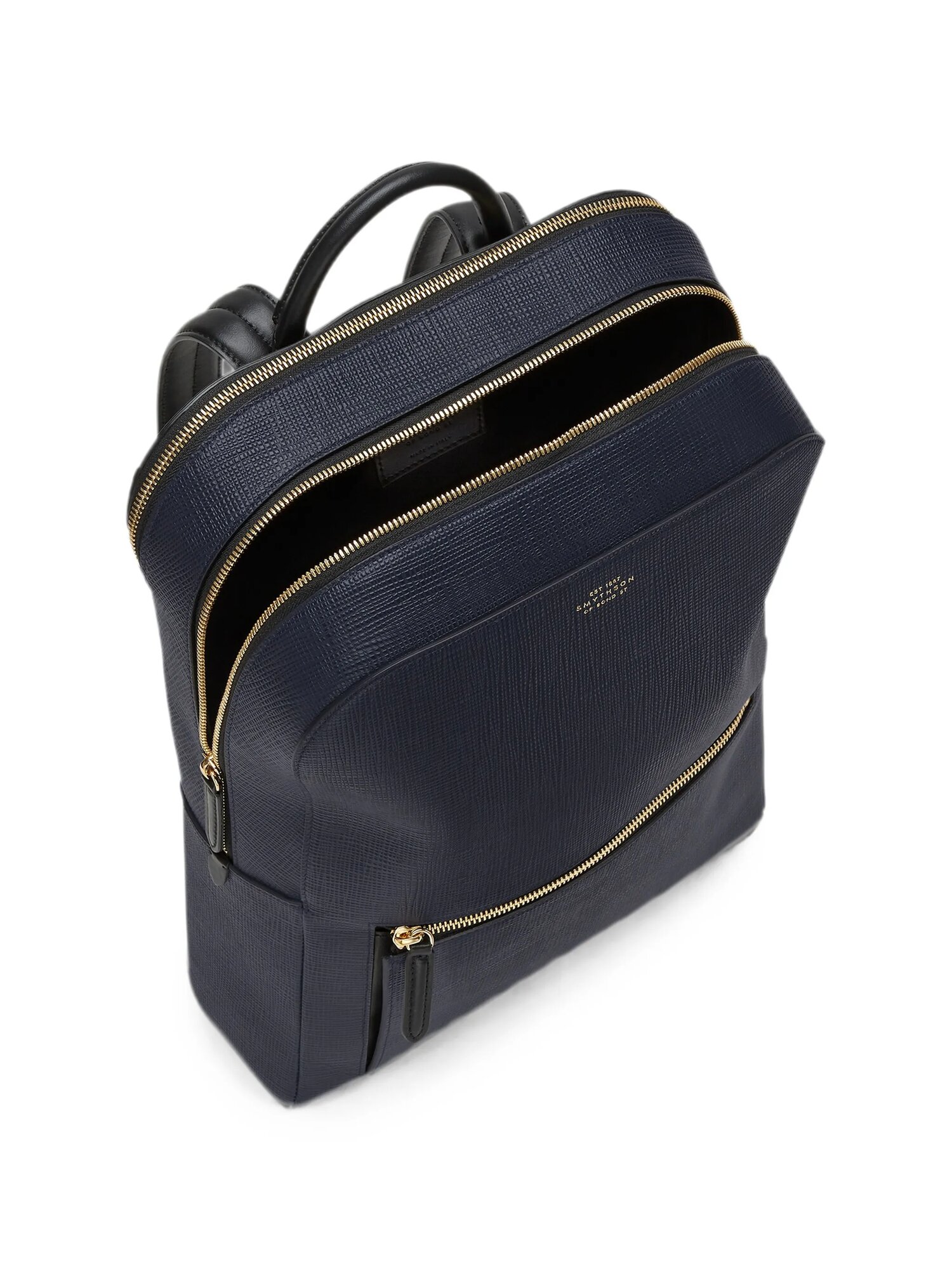 Сумка Smythson Zip-around leather backpack — фото 1