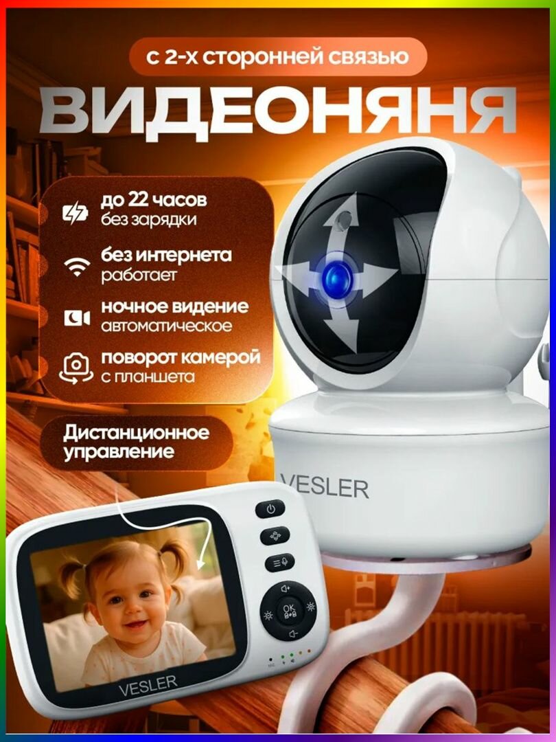 Видеоняня шоколадный Видеоняня