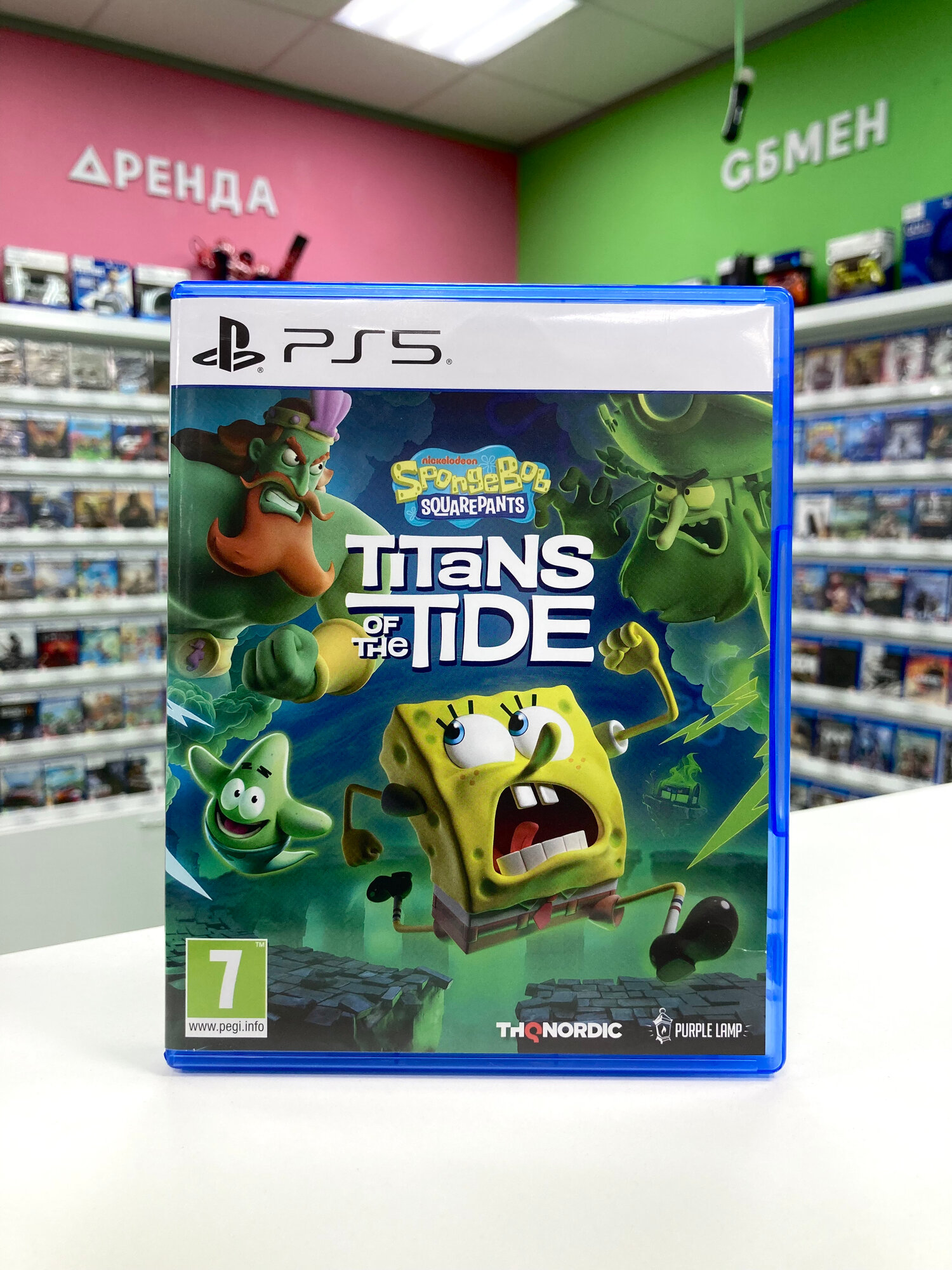 PS5 SpongeBob SquarePants. Titans of the Tide б/у
