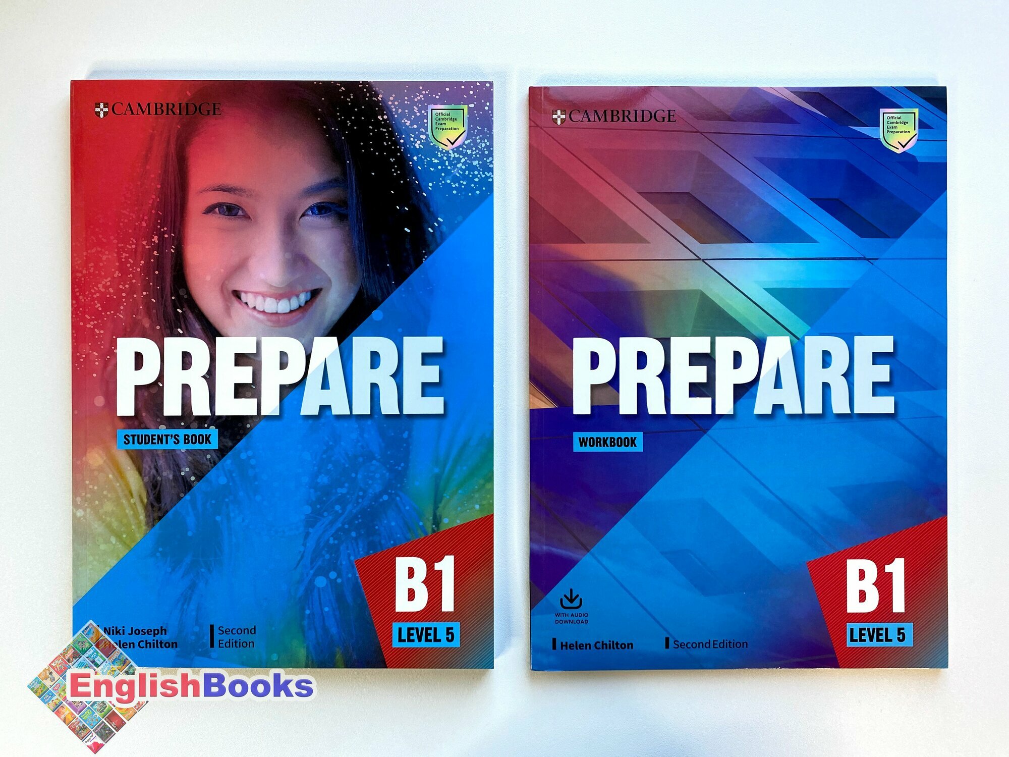 Prepare B1 level 5, Second Edition, комплект учебник(Students book), рабочая тетрадь (workbook) , CD — фото 1