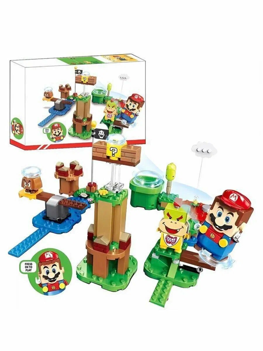 Конструктор Mario, набор по мотивам игры, подарок для детей и взрослых