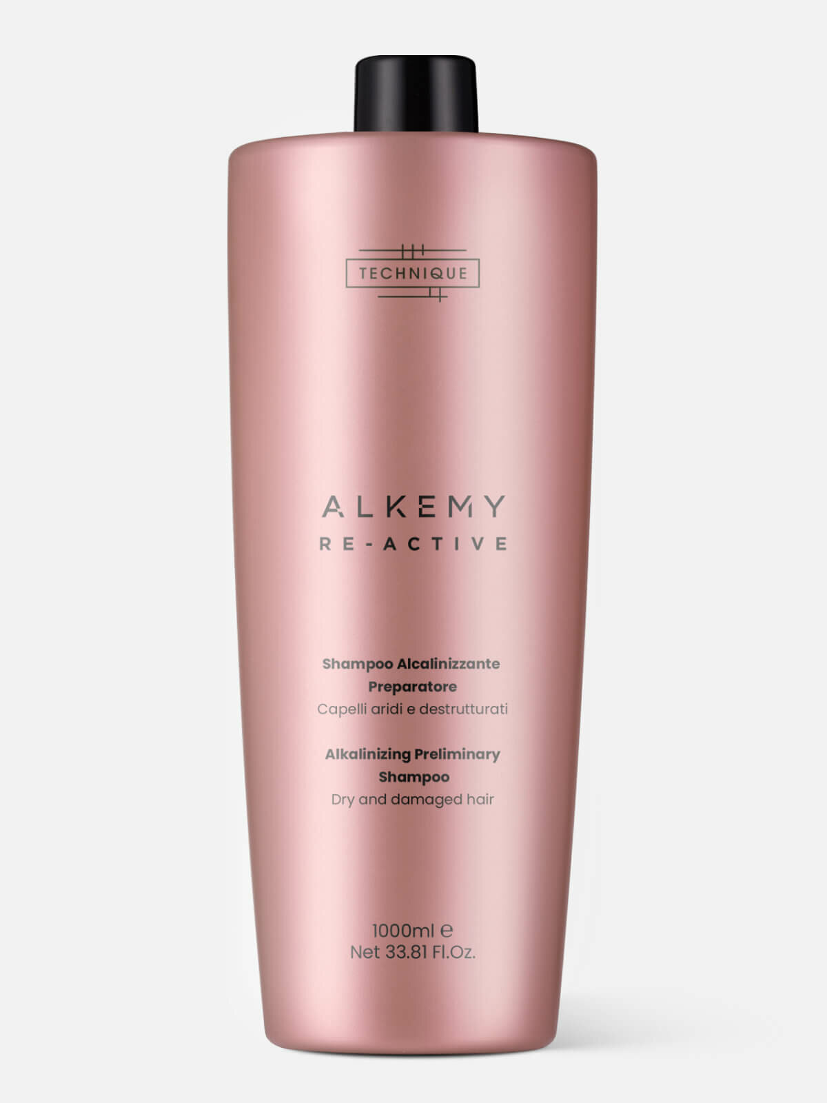 Шампунь технический для глубокого очищения волос Technique Alkemy Re-Active Alkalinising Preliminary Shampoo, 1000 мл