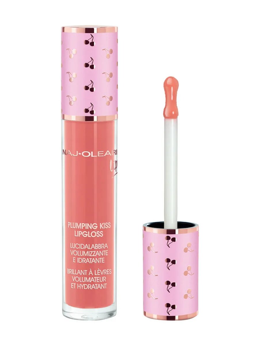 Naj Oleari Plumping Kiss Lipgloss Блеск для губ 4 natural pink 6 мл/гр