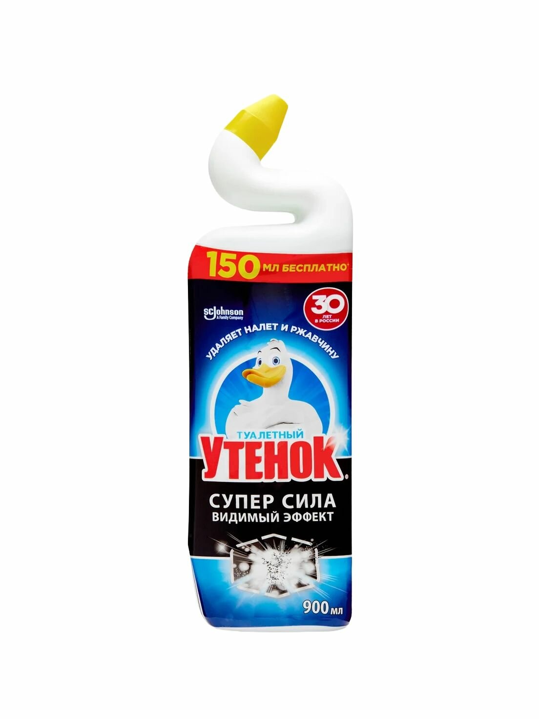 Средство для унитаза туалетный утенок Видимый эффект