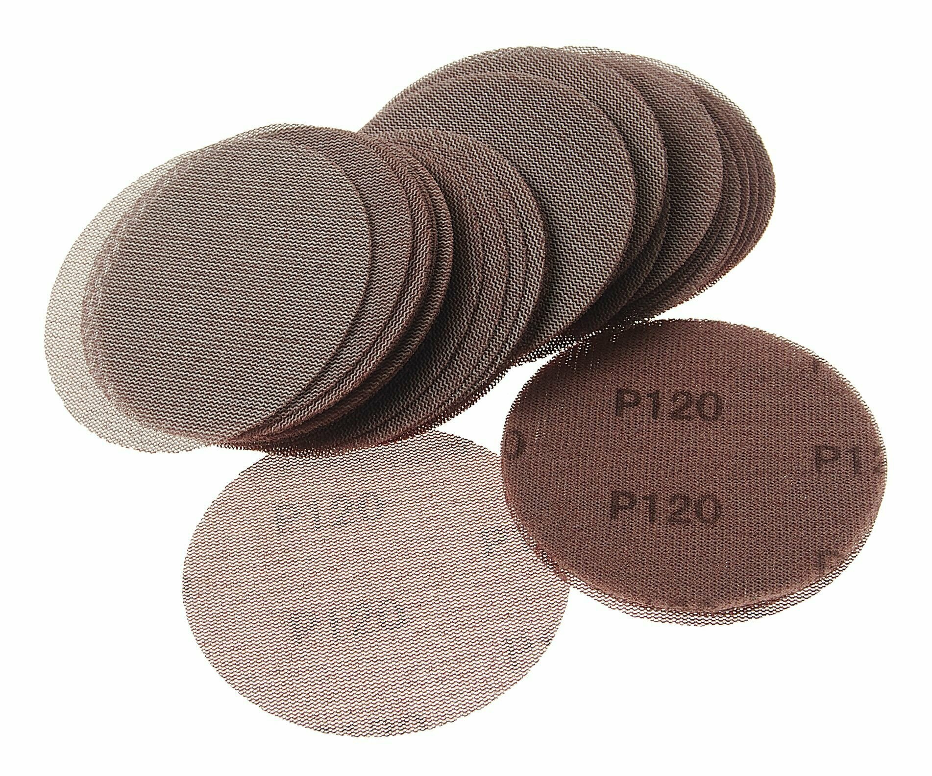 Круг абразивный сетчатый 125мм (Grit 120)(к-т 50 шт) ROCKFORCE