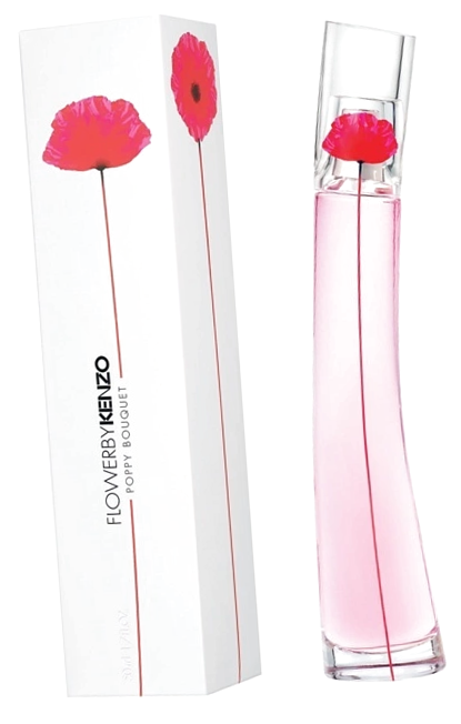 Kenzo Flower Poppy Bouquet 50 мл - духи Кензо Флауэр Поппи Букет женские маковый