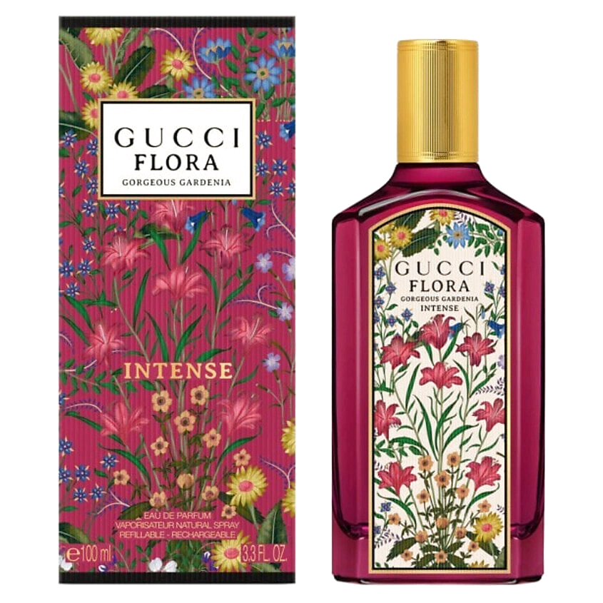 Gucci Flora Gorgeous Gardenia Intense аромат для женщин 100 мл / духи Гуччи Флора Горгеус Гардения Интенс