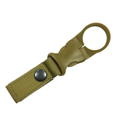 Носимый держатель для бутылки с MOLLE-креплением, крепление на пояс, хаки тактический аксессуар
