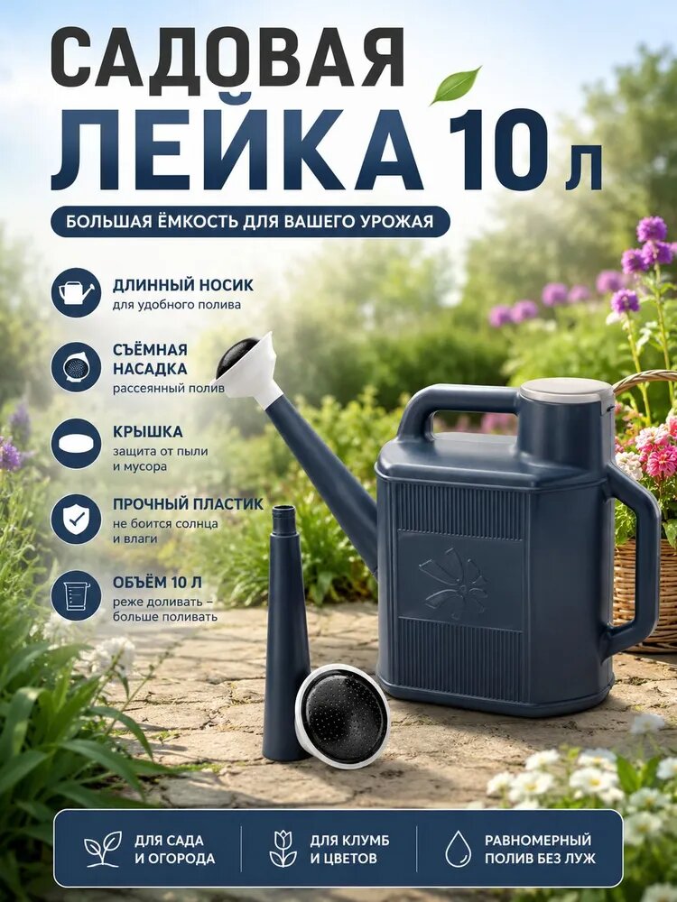 Лейка 10 л 1 шт