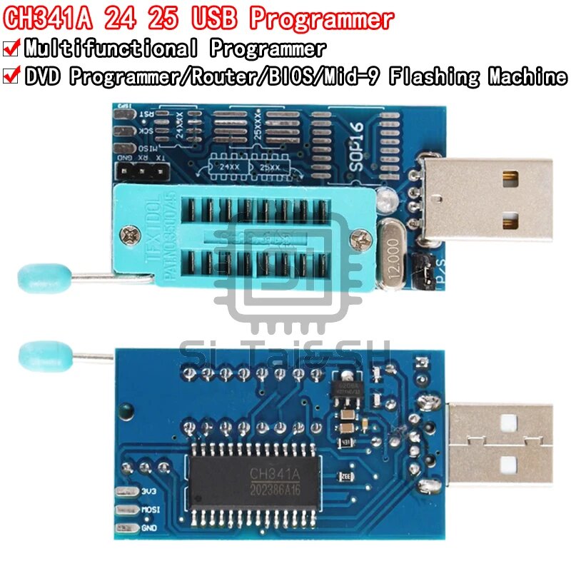 Программатор BIOS CH341 MX25L6405 W25Q64