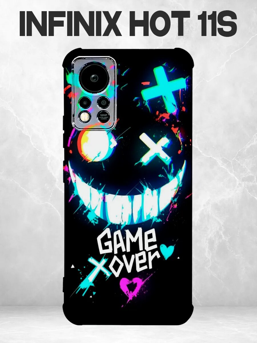 Чехол на Infinix Hot 11S game over глитч