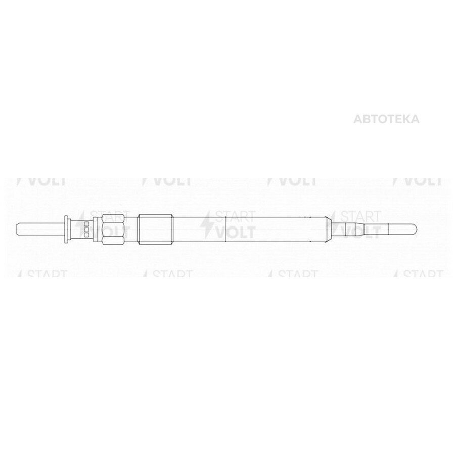 Свеча накаливания для а/м Mercedes-Benz C (W204) (06-)/E (W211) (02-) 2.2d под ключ 10 () STARTVOLT GLSP153