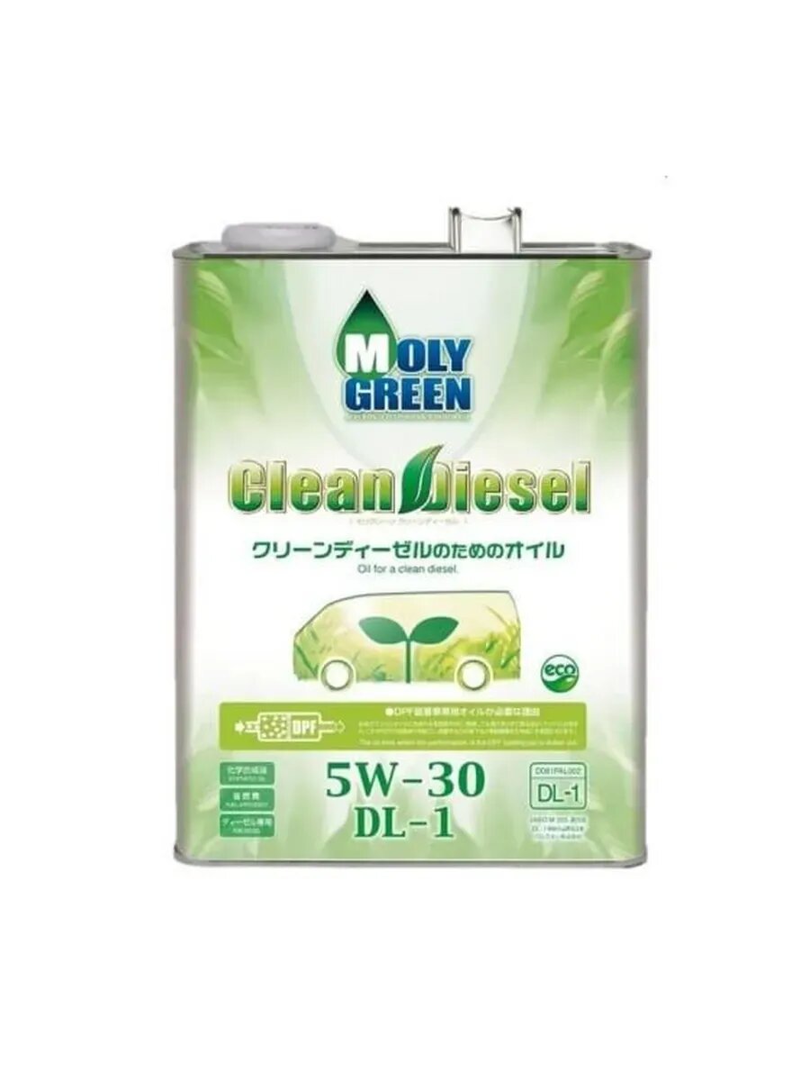MOLYGREEN Clean Diesel синтетика 5W-30 4 л.