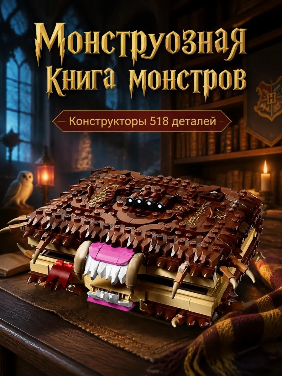 Конструктор Чудовищная книга о монстрах