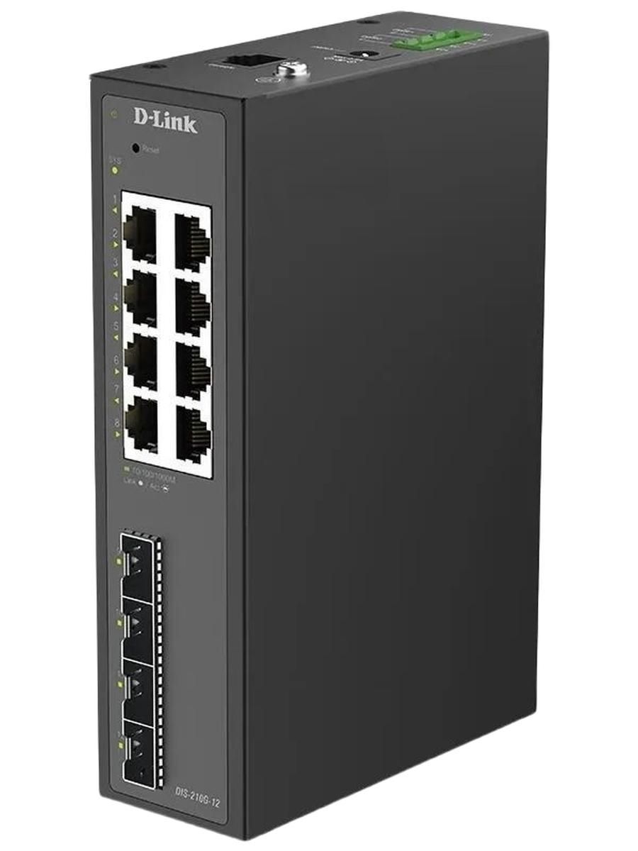 Коммутатор D-Link DIS-210G-12/A1A, управляемый