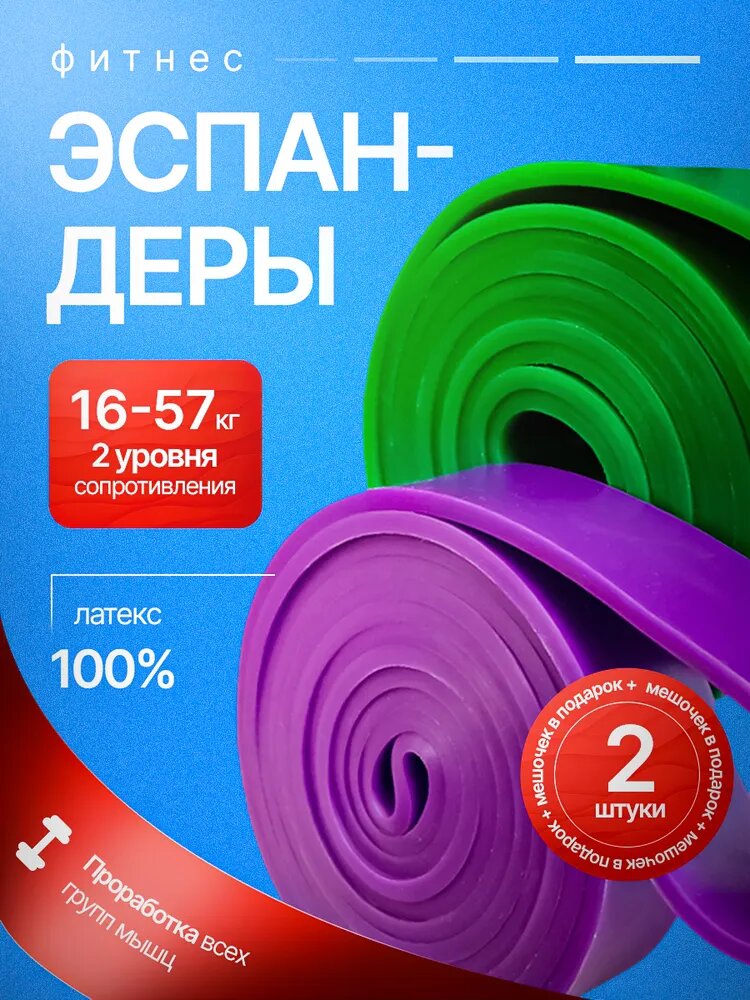 Резинки для подтягивания и фитнеса, жгут спортивный, эспандер ленточный