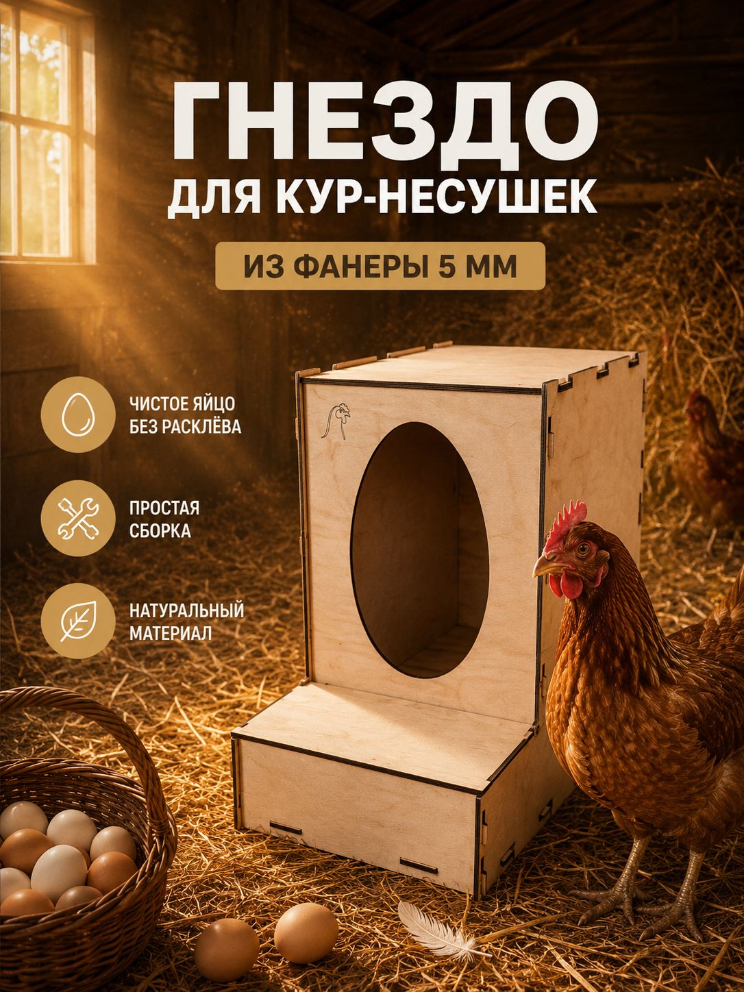 Гнездо для кур несушек