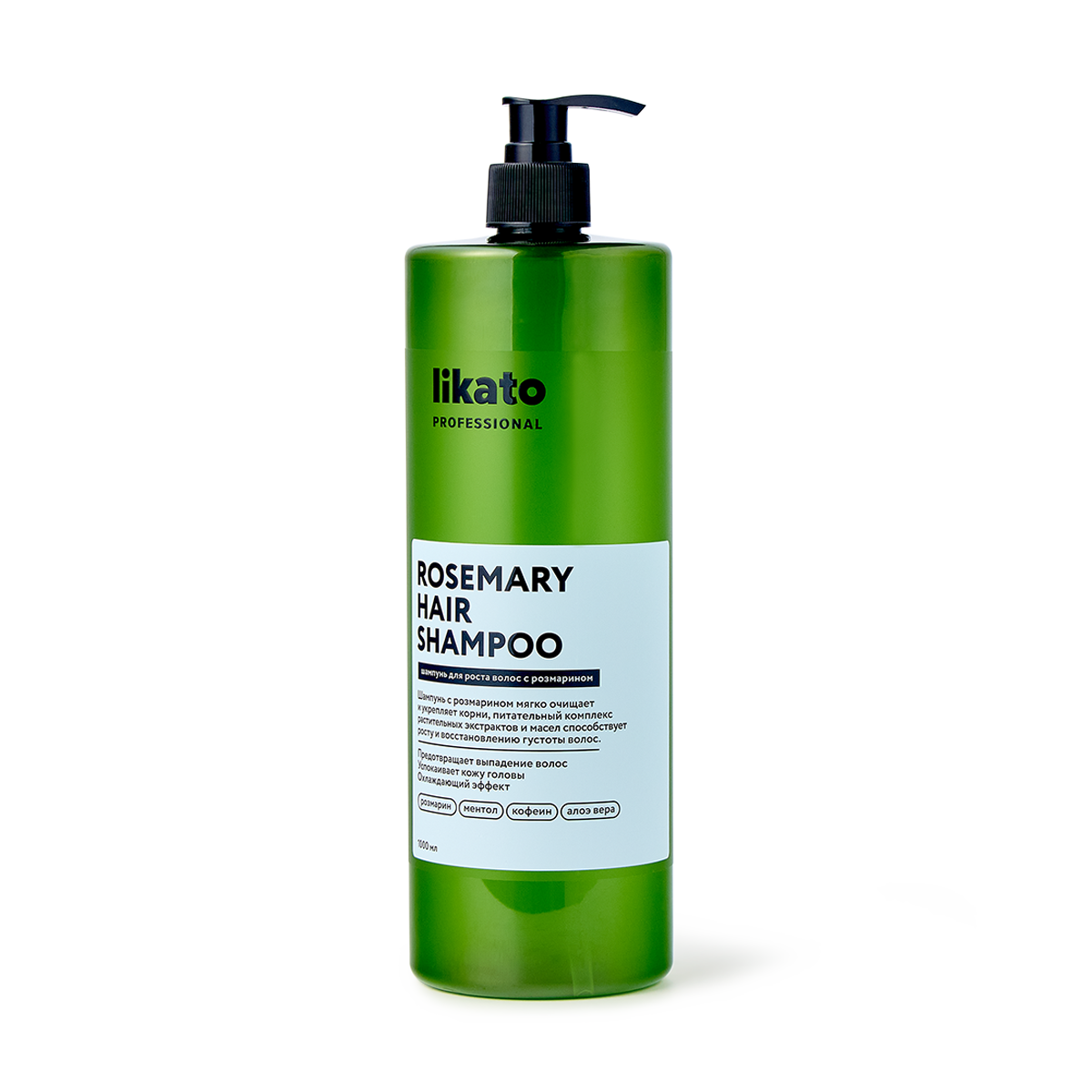 Шампунь Likato Professional, для всех типов волос, с розмарином, 1000 мл