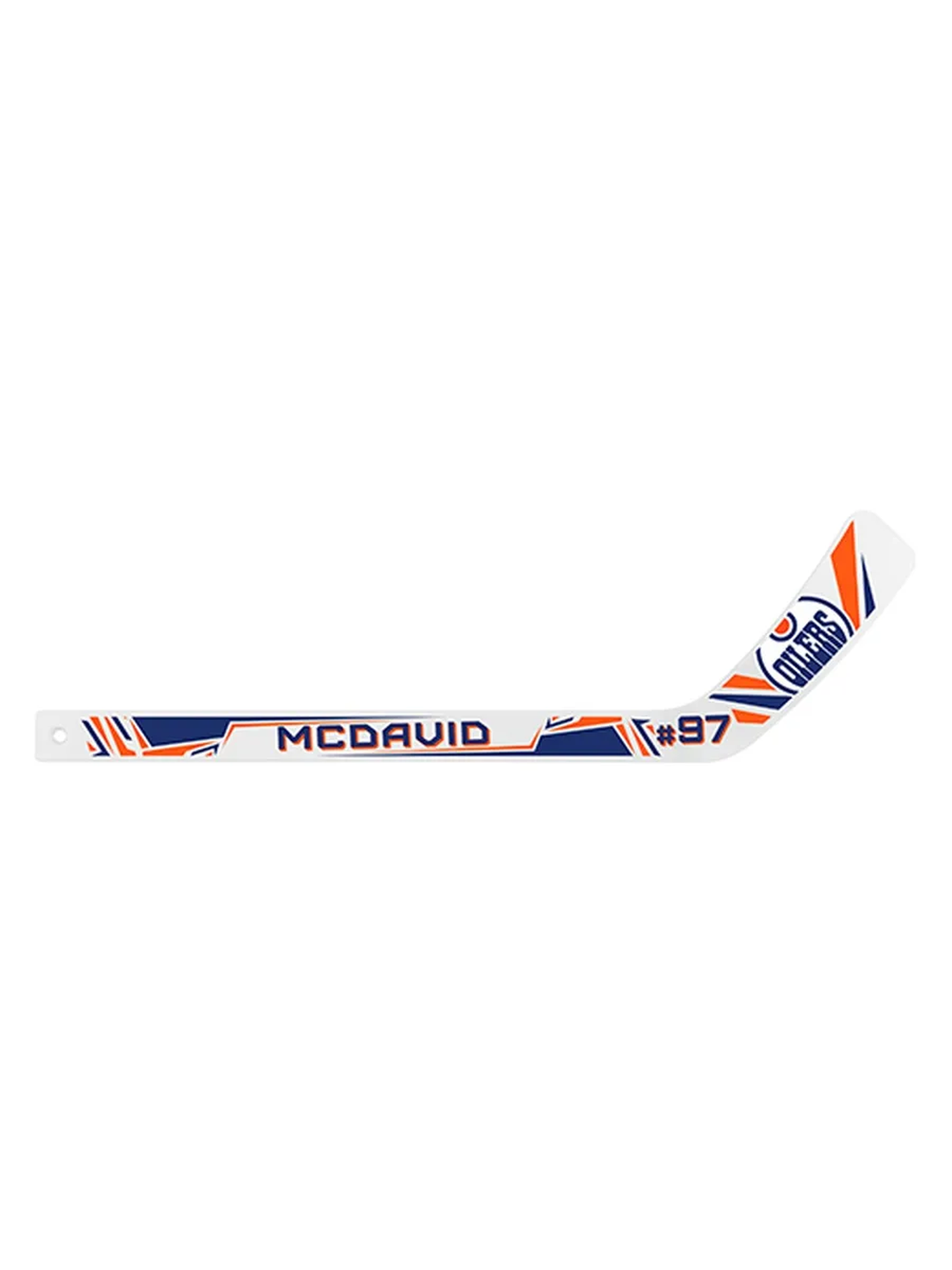 Мини-клюшка Эдмонтон MCDAVID 97, пластиковая, сувенирная, 45 см, белый