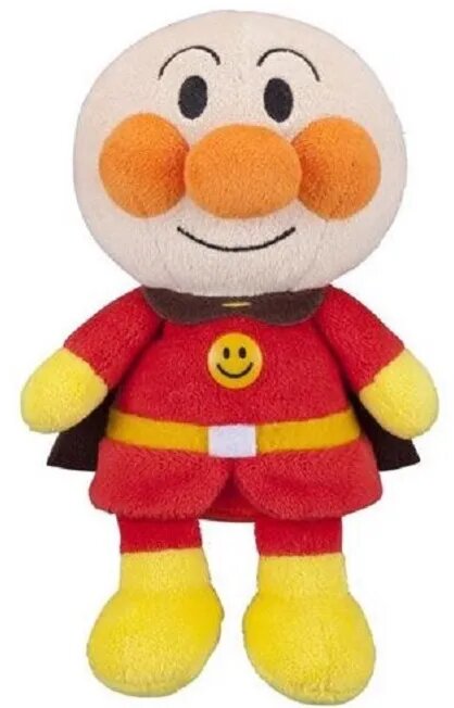 Плюшевая игрушка Anpanman Baikinman, 18 см, оранжевый