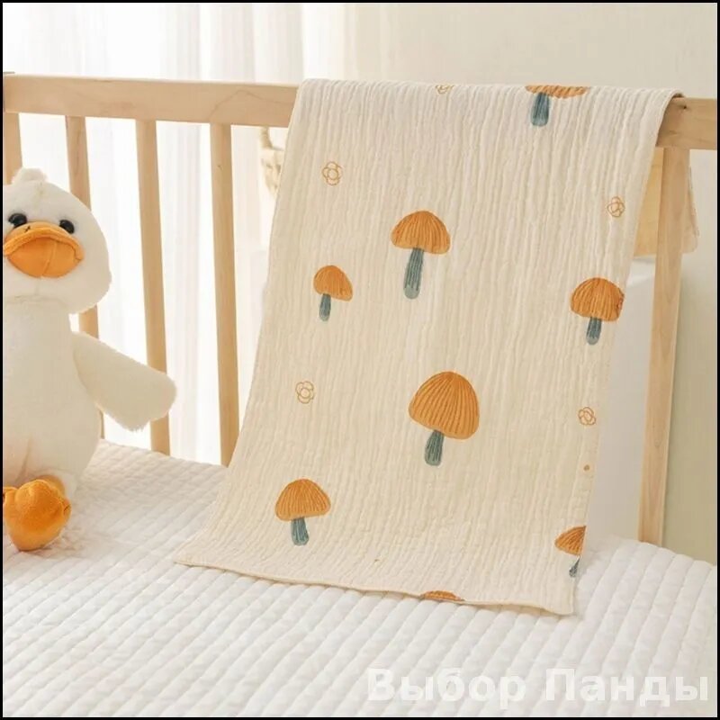 Полотенце детское, Муслин, 25x50 см, слоновая кость, 1 шт.