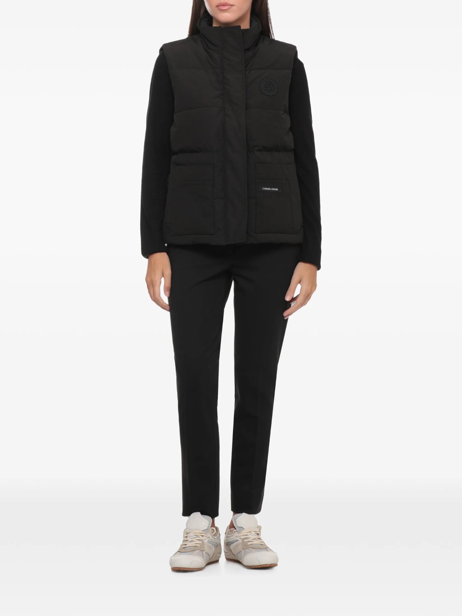 Куртка CANADA GOOSE Freestyle, размер 42, black — фото 1