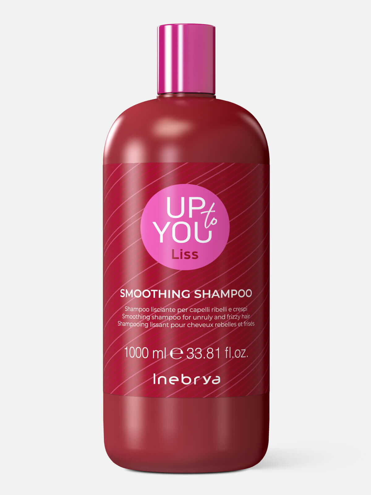 Разглаживающий шампунь для пушащихся и непослушных волос Inebrya Up To You Liss Smoothing Shampoo, 1000 мл