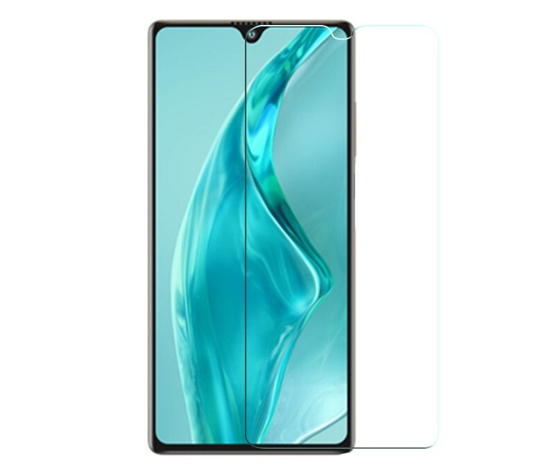 Защитное закалённое противоударное стекло MyPads Forti Glass для телефона CUBOT P50 с олеофобным покрытием