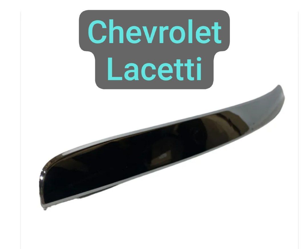 Молдинг капота для Шевроле Лачетти/ Chevrolet Lacetti, седан, универсал Черный