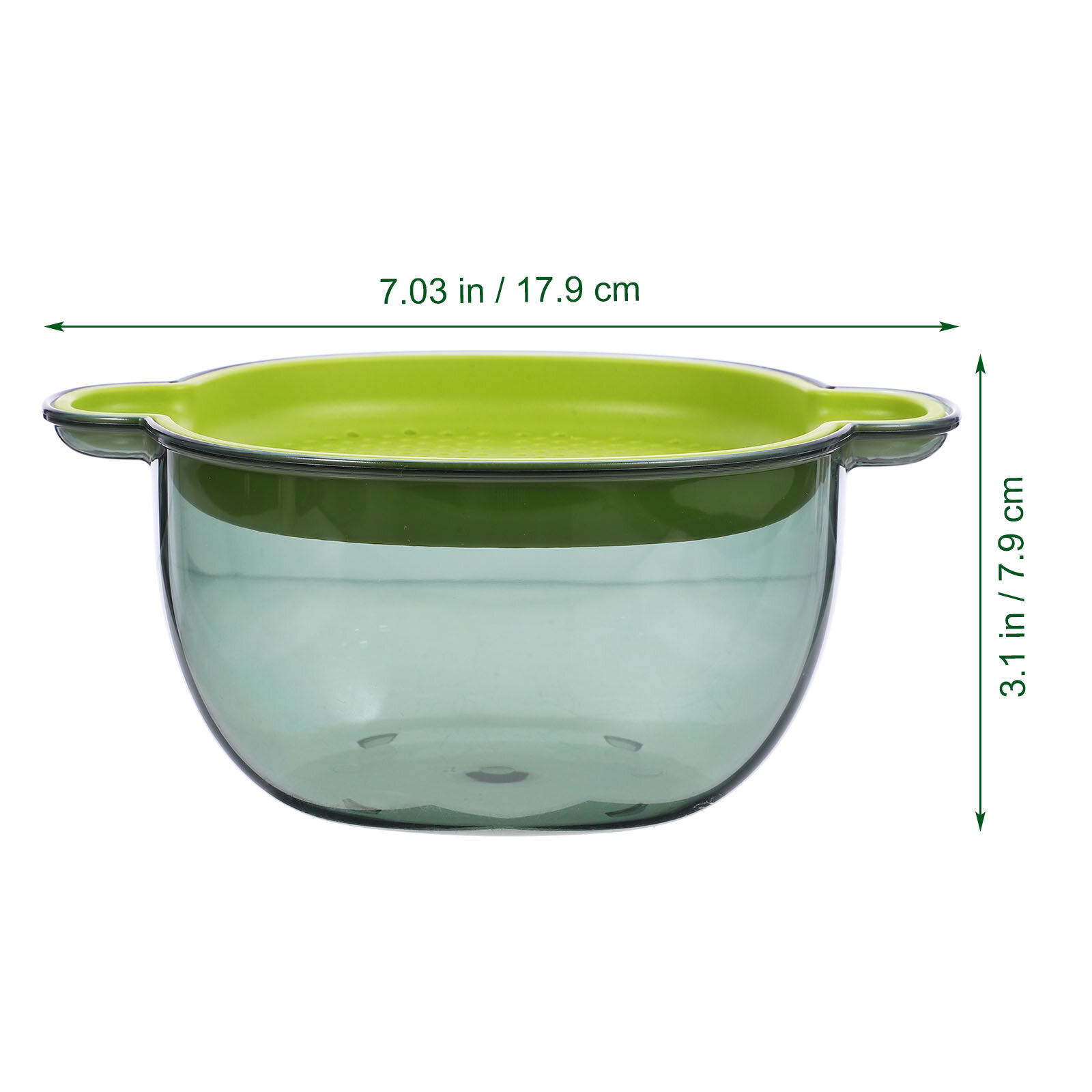 Двухслойная Корзина Для Мытья Фруктов И Овощей С Фильтром 17.90X14.00X7.90Cm