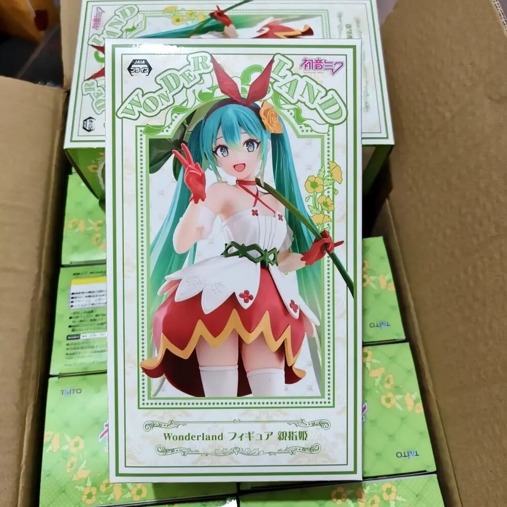 Фигурка Мику Хацунэ из VOCALOID TAITO, 15 см, коллекционная фигурка в образе Дюймовочки, подарок для фанатов аниме