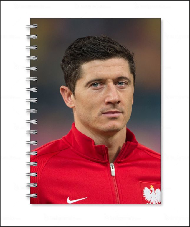 Тетрадь Роберт Левандовский, Robert Lewandowski №7, А4