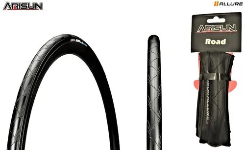 Покрышка для велосипеда 28" (700x28C) ARISUN ALLURE, ROAD, ND, Антипрокол, FOLDING, Aramid, 60 TPI,
