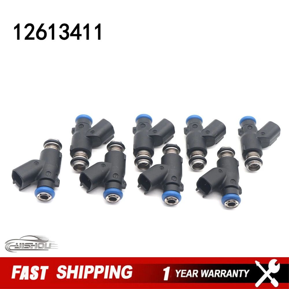 Форсунка топливная 12613411, FJ10735, FJ1061, 1000CC для GMC Sierra, Yukon, Express, Chevrolet Suburban, Silve
