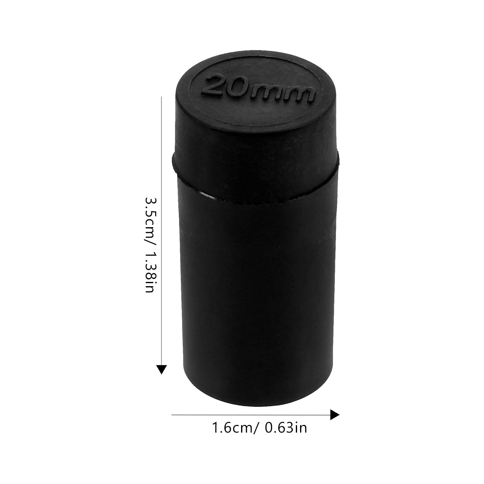 Черный Инкрустационный Валик Для Маркировки Товаров Размером 3.5X1.6X1.6CM