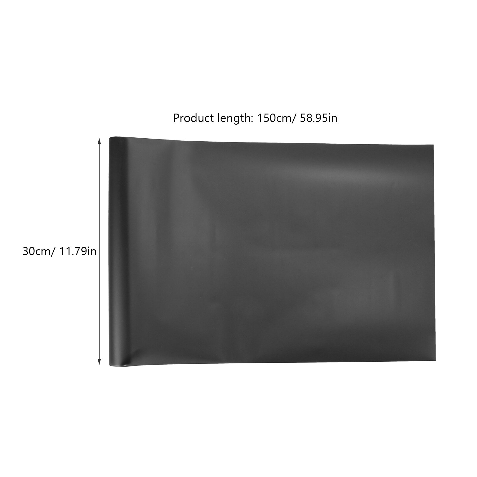Черная Пленка Для Фар И Габаритов Из PVC 150.00X30.00X0.10CM