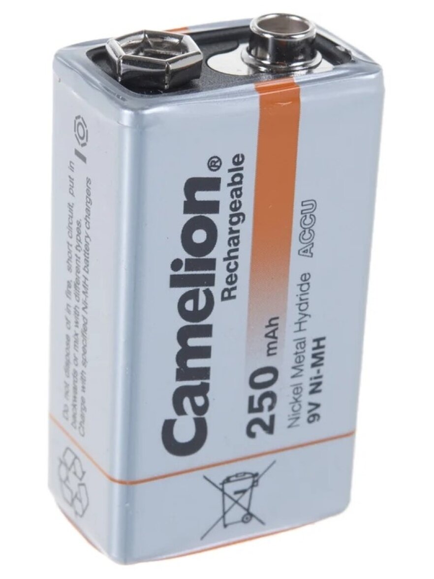 Аккумулятор Camelion 9V 250 mAh