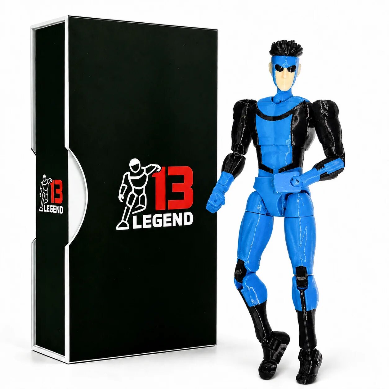 Legend13 3D Invincible GDA Mark T13 Фигурка Синий, kneepad