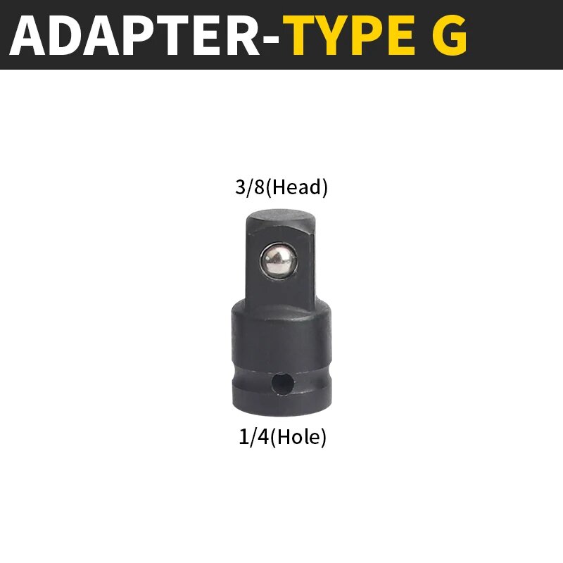 Адаптер Onnfang для пневматического ключа 1/2 на 3/8 3/8 на 1/4 3/4 на 1/2 G