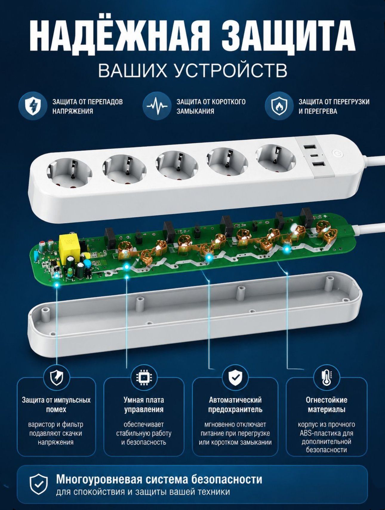 Сетевой фильтр-T — фото 1