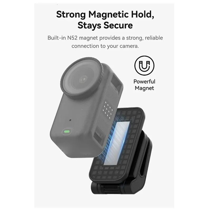 Магнитное быстросъёмное крепление на кепку с регулировкой угла для DJI OSMO Nano, универсальный держатель/штатив