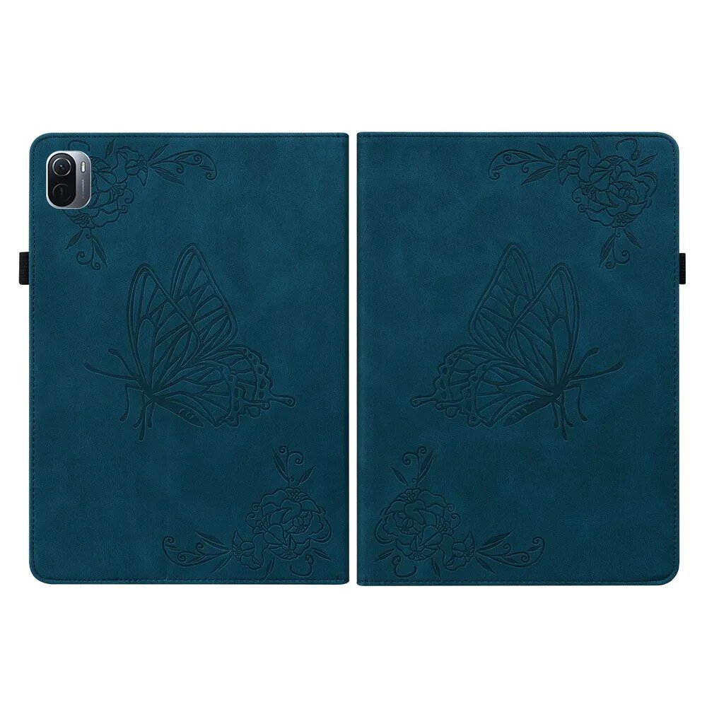 Чехол для планшета Xiaomi Pad 5, Xiaomi Pad 5 Pro (11.0") дюймов, из искусственной кожи , с подставкой, тисненый узор в виде бабочки