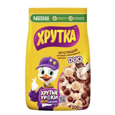 Готовый завтрак Хрутка Duo шарики, 200 г