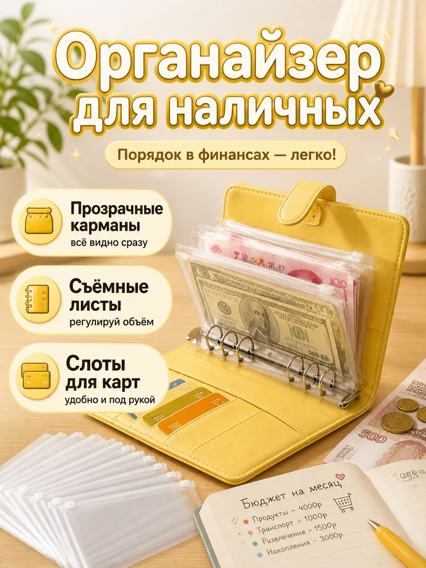 Папка-органайзер A6, 1 шт.