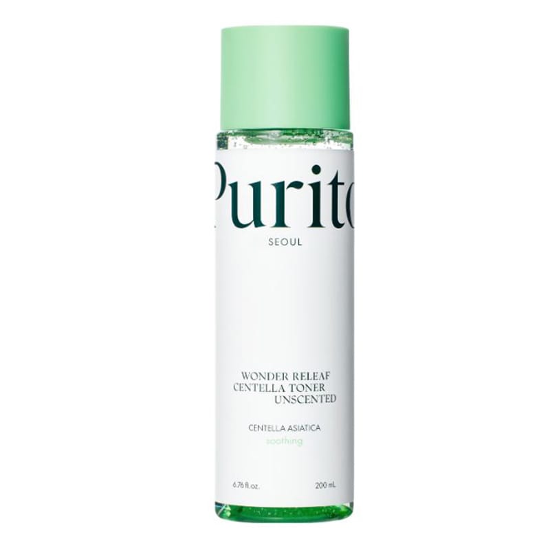 Тоник для ухода за кожей Purito Wonder Releaf Centella Toner Unscented Безароматный тонер с экстрактом центеллы азиатской 200 мл