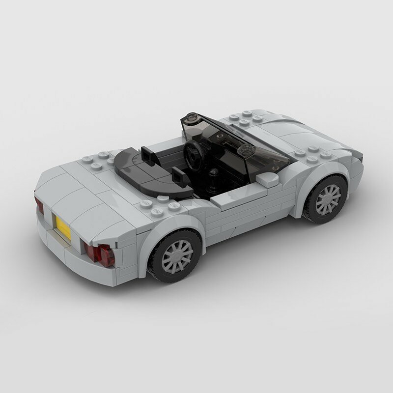MOC-набор пазлов для спортивного автомобиля Mazda Miata, совместимый с Lego, игрушечная модель, креативная сборка автомобиля, подарок для детей
