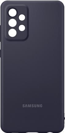 Чехол-накладка Silicone Cover для Samsung Galaxy A72 черный